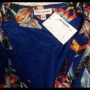 Red Carter | Tops | Nwt Red Carter Paradise Floral Print Crop Top Rc2 ...